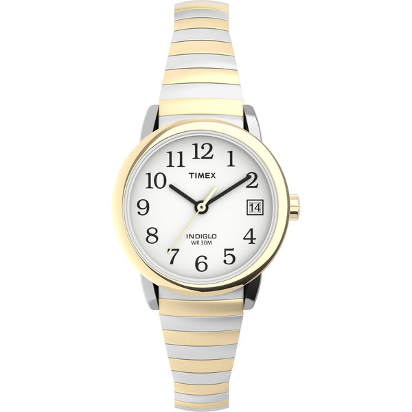 Timex TW2U79100 Women's Quartz Watch NEW Indiglo Stainless Steel Expan ...